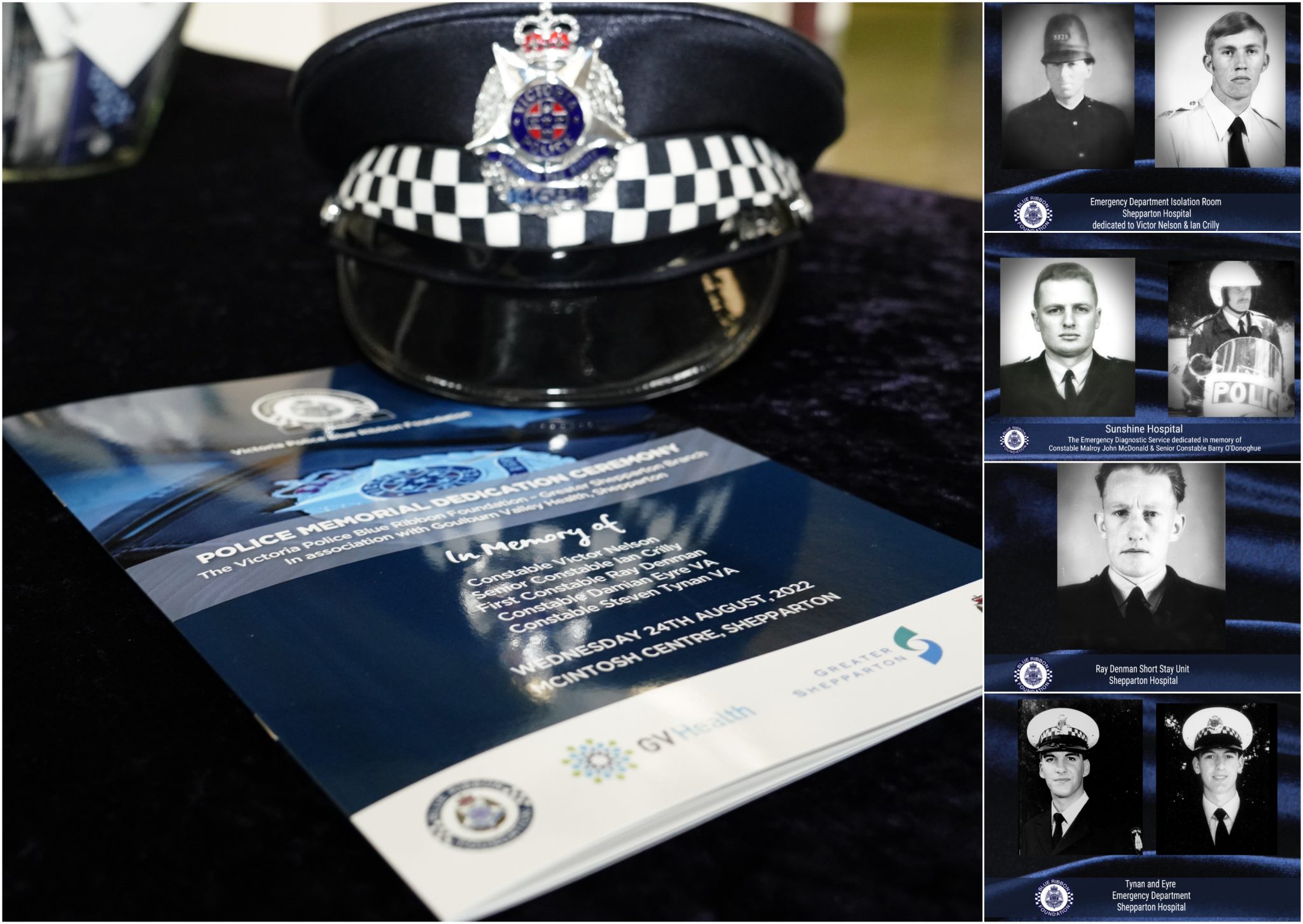 Dedication Ceremonies honouring 7 Victoria Police Members - Victoria ...